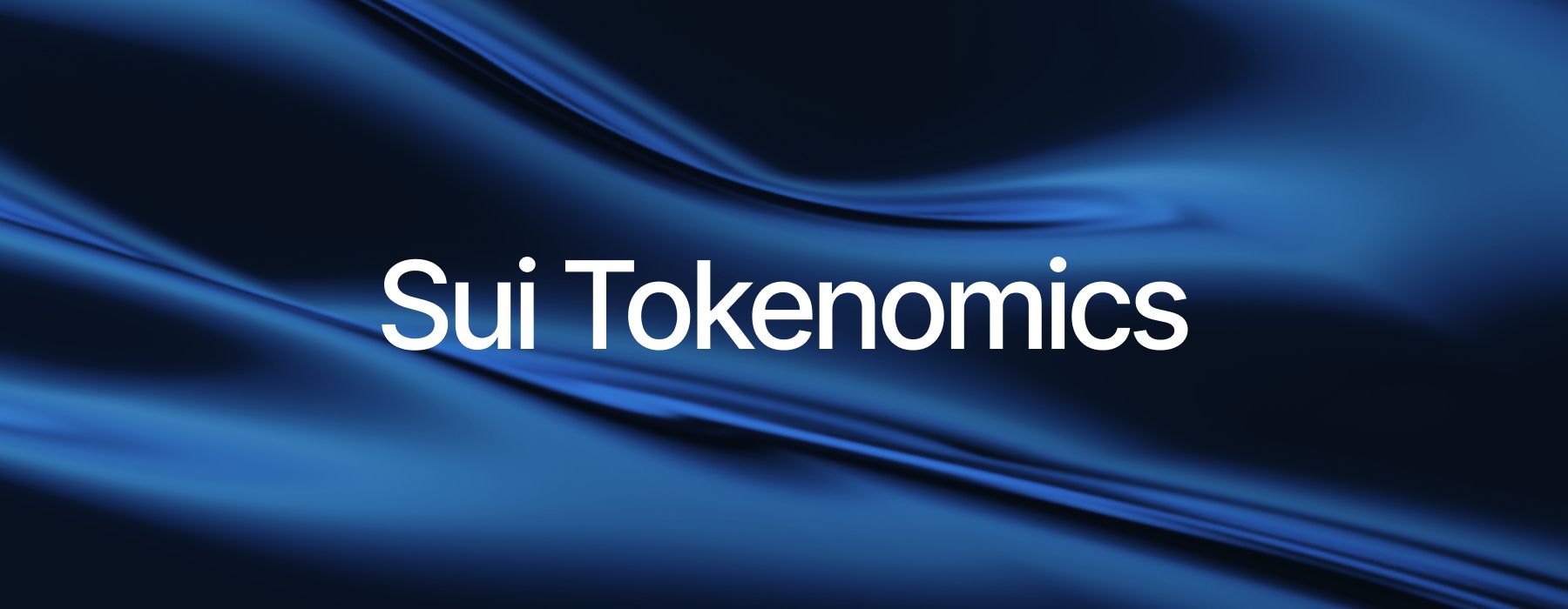 Sui Delivers Infrastructure-friendly Tokenomics Sui Delivers Infrastructure-friendly Tokenomics