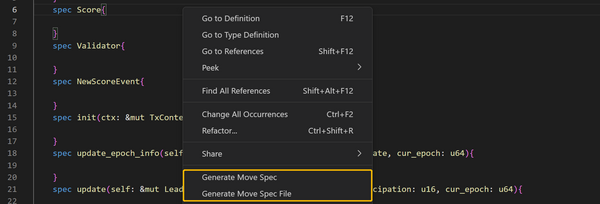 Sui Move Analyzer Tutorial